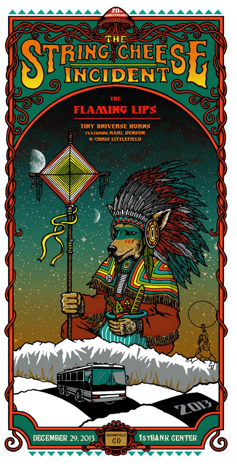 The String Cheese Incident - Gigposter - Broomfield CO - 2013 New Years ...