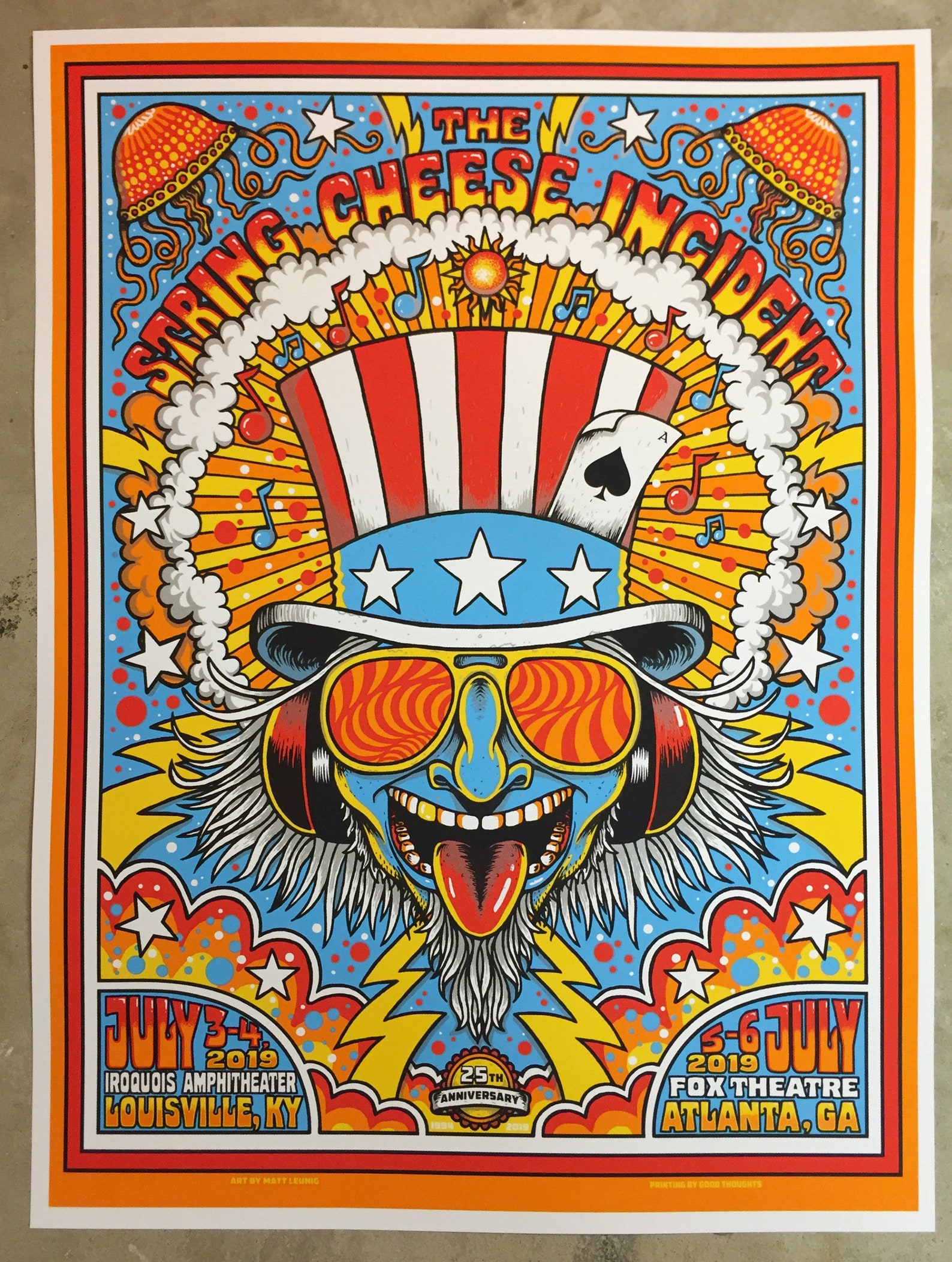 The String Cheese Incident Gigposter Louisville & Atlanta | Etsy