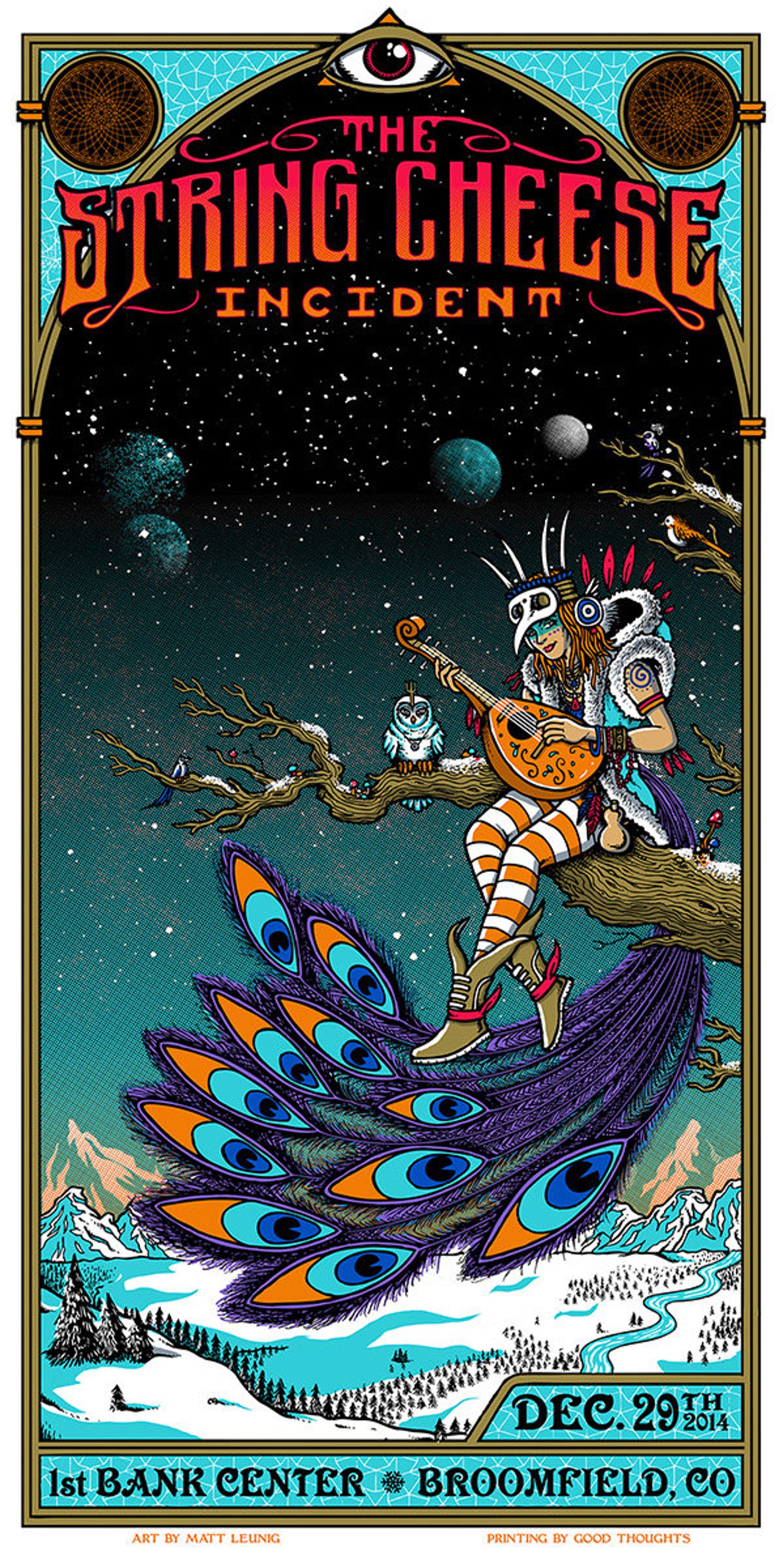 The String Cheese Incident - Gigposter - Broomfield CO - 2014 New Years ...