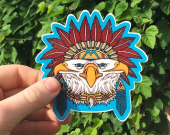 Eagle spirit Animal Art Print | Etsy