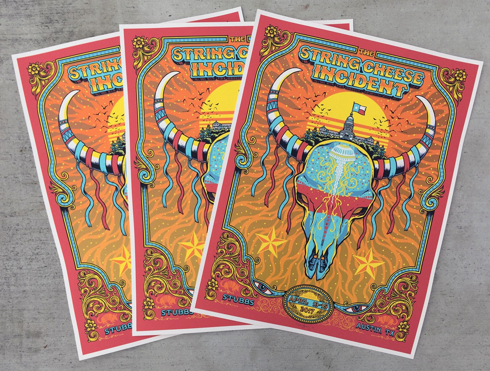 String Cheese Incident Gigposter Austin TX 2017 - Etsy