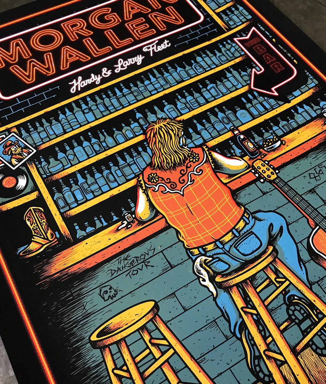 Morgan Wallen - Savannah, GA - Gigposter - 2022 - Etsy