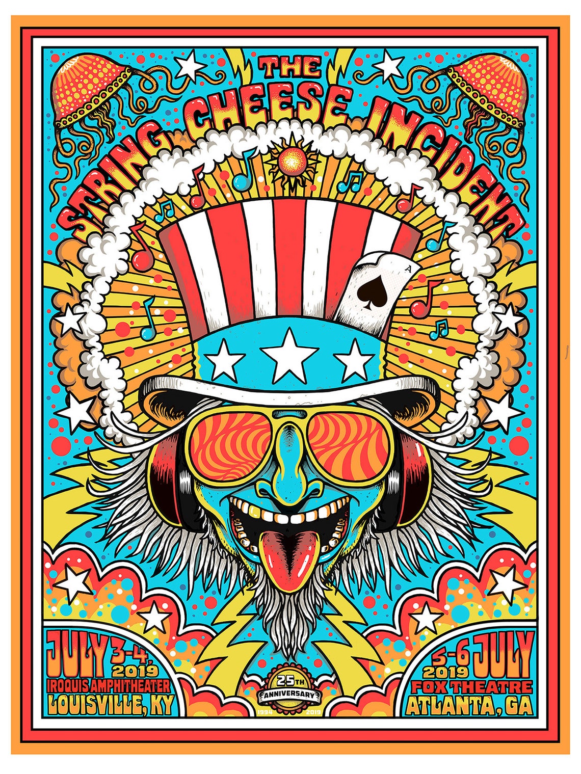 The String Cheese Incident Gigposter Louisville & Atlanta | Etsy