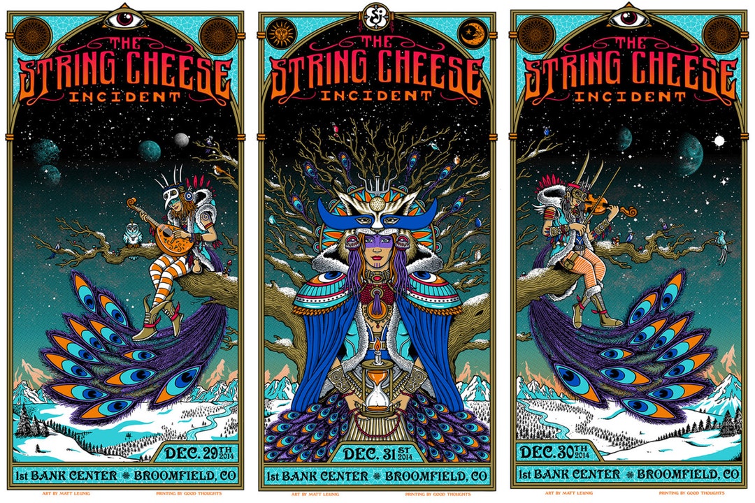 The String Cheese Incident - Gigposter - Broomfield CO - 2014 New Years ...