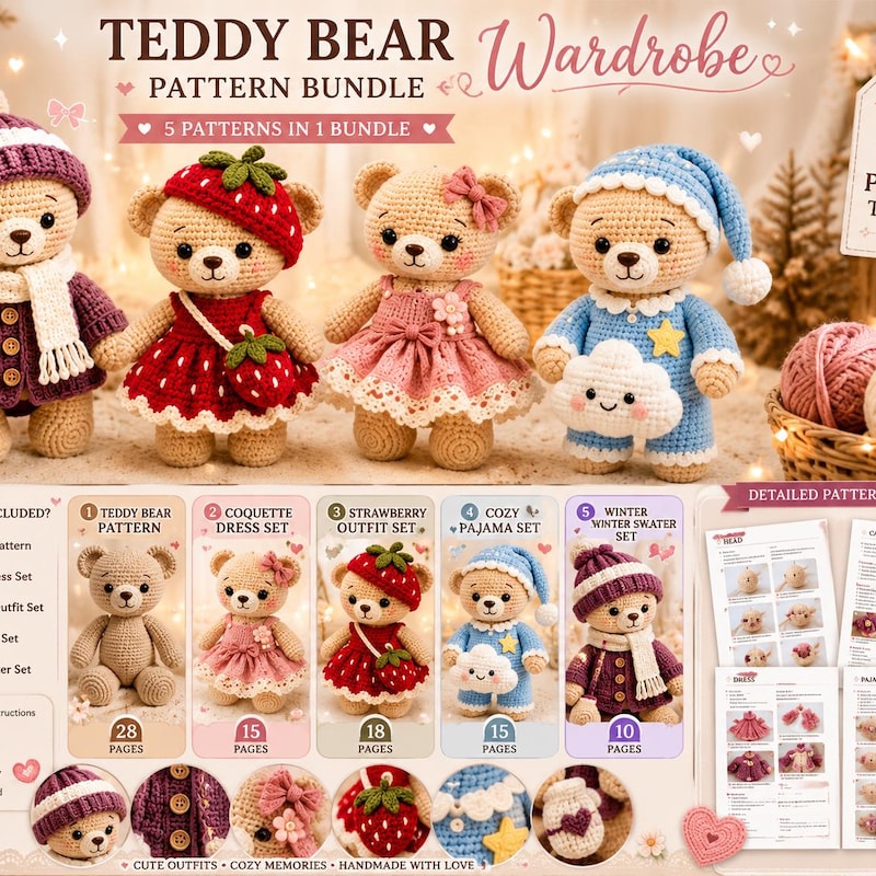 Coquette Teddy - Etsy
