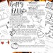 Fall Learning Packet - Etsy