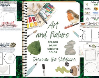 Art & Nature Lesson and Activity Guide -GRAYSCALE - Etsy