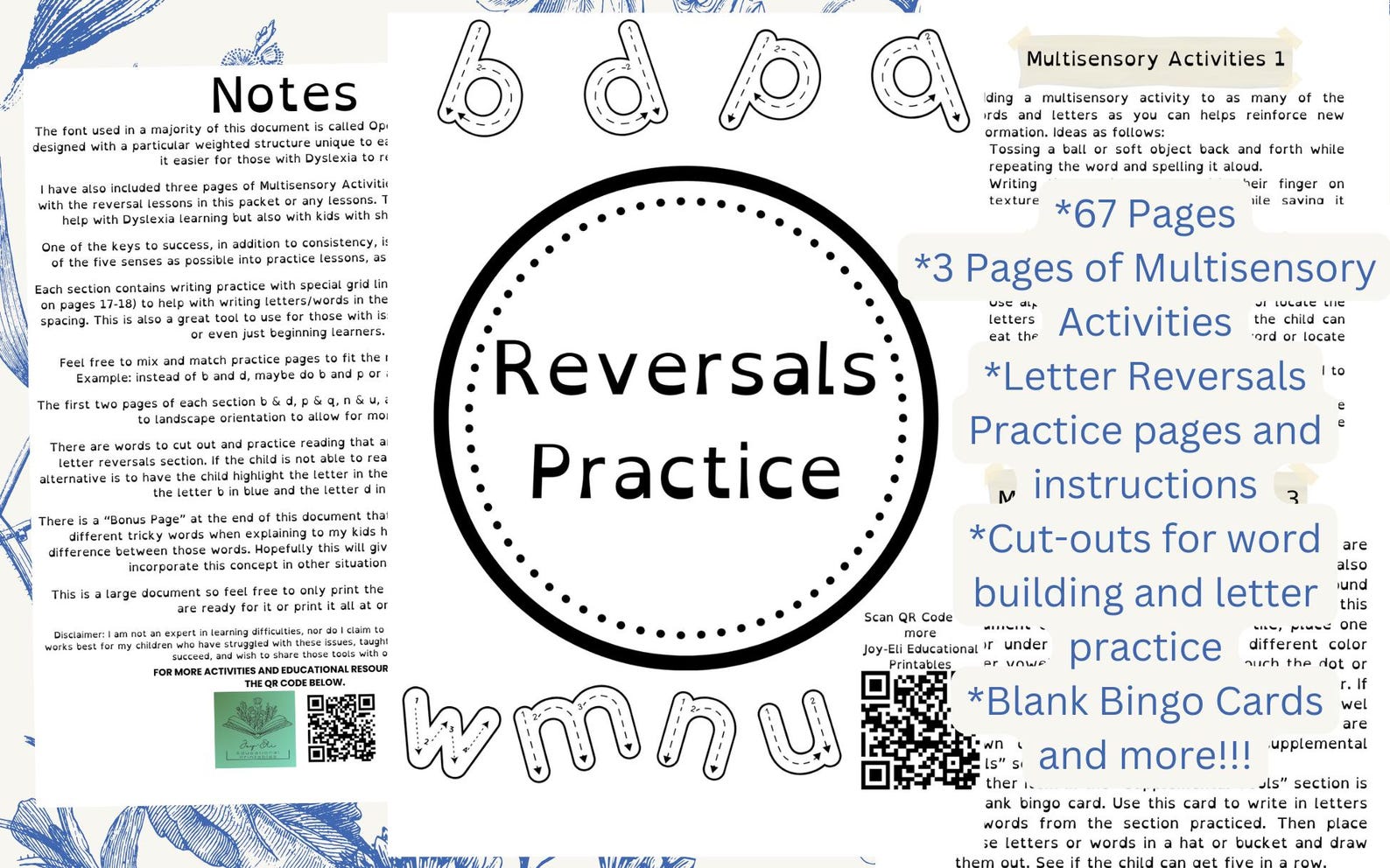 Letter Reversals Workbook-dyslexia - Etsy