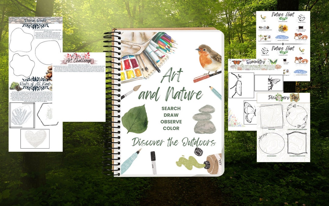Art & Nature Lesson and Activity Guide COLOR - Etsy
