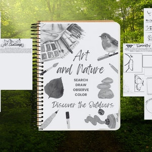 Art & Nature Lesson and Activity Guide -GRAYSCALE - Etsy