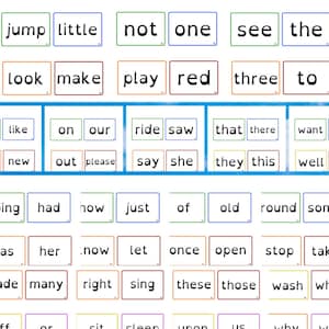 Bundle-sight Word Flashcards-dyslexia Font - Etsy UK