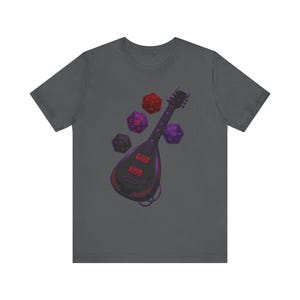 Dungeons And Dragons Bard T Shirt Vicious Mockery Lute Dice Tee