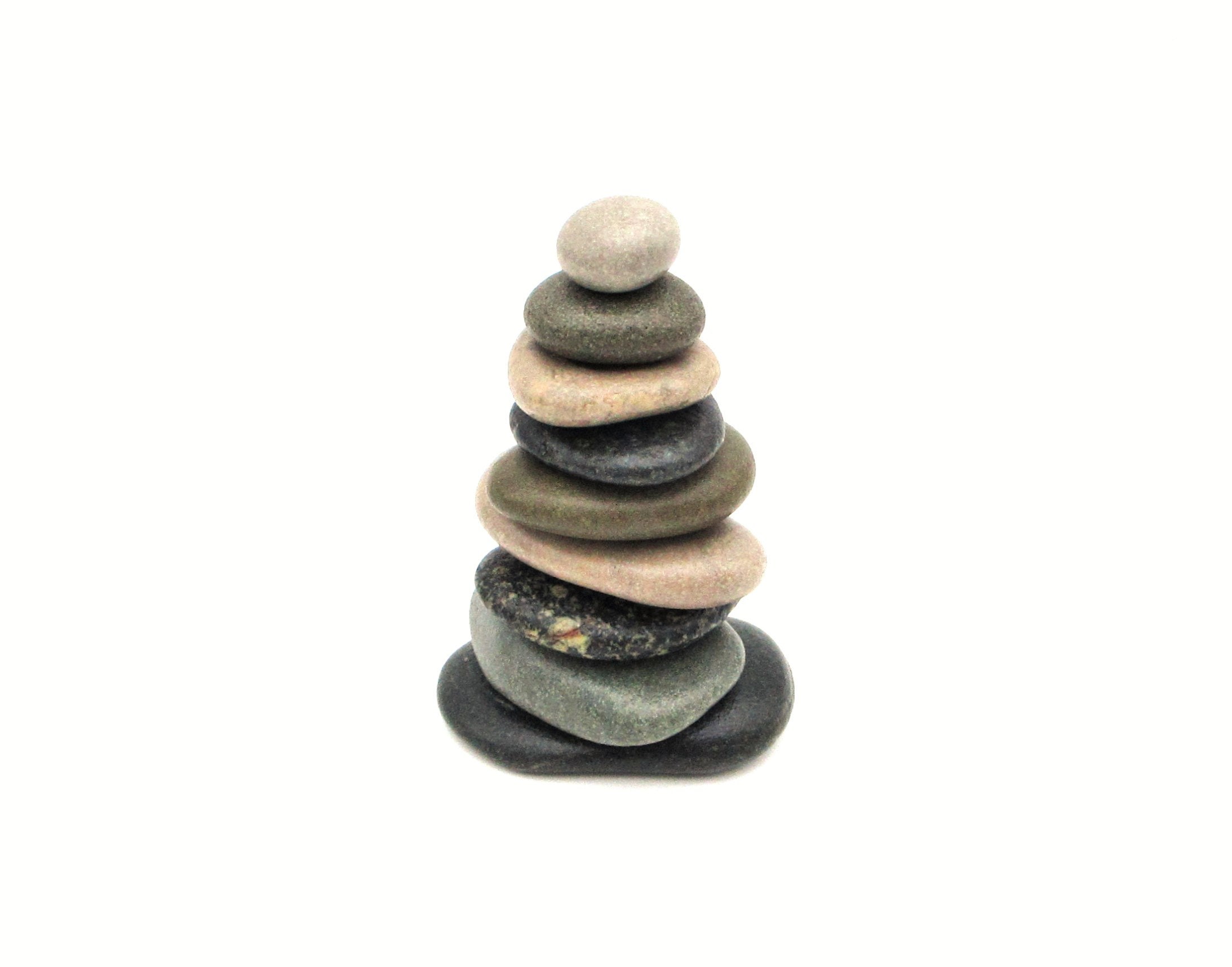 Small Lake Michigan Stone Cairn Trail Marker #525, Zen Stone Stack ...