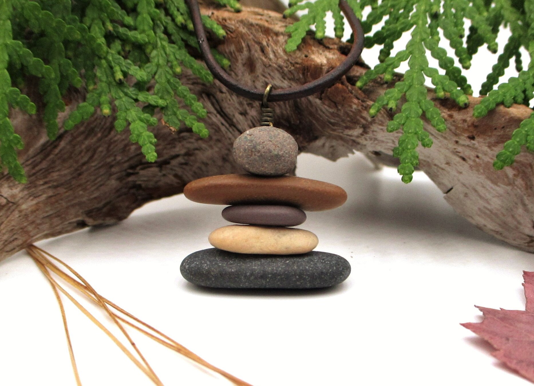 Inukshuk Pendant Necklace with Gift Box, Lake Michigan & Superior, Long ...