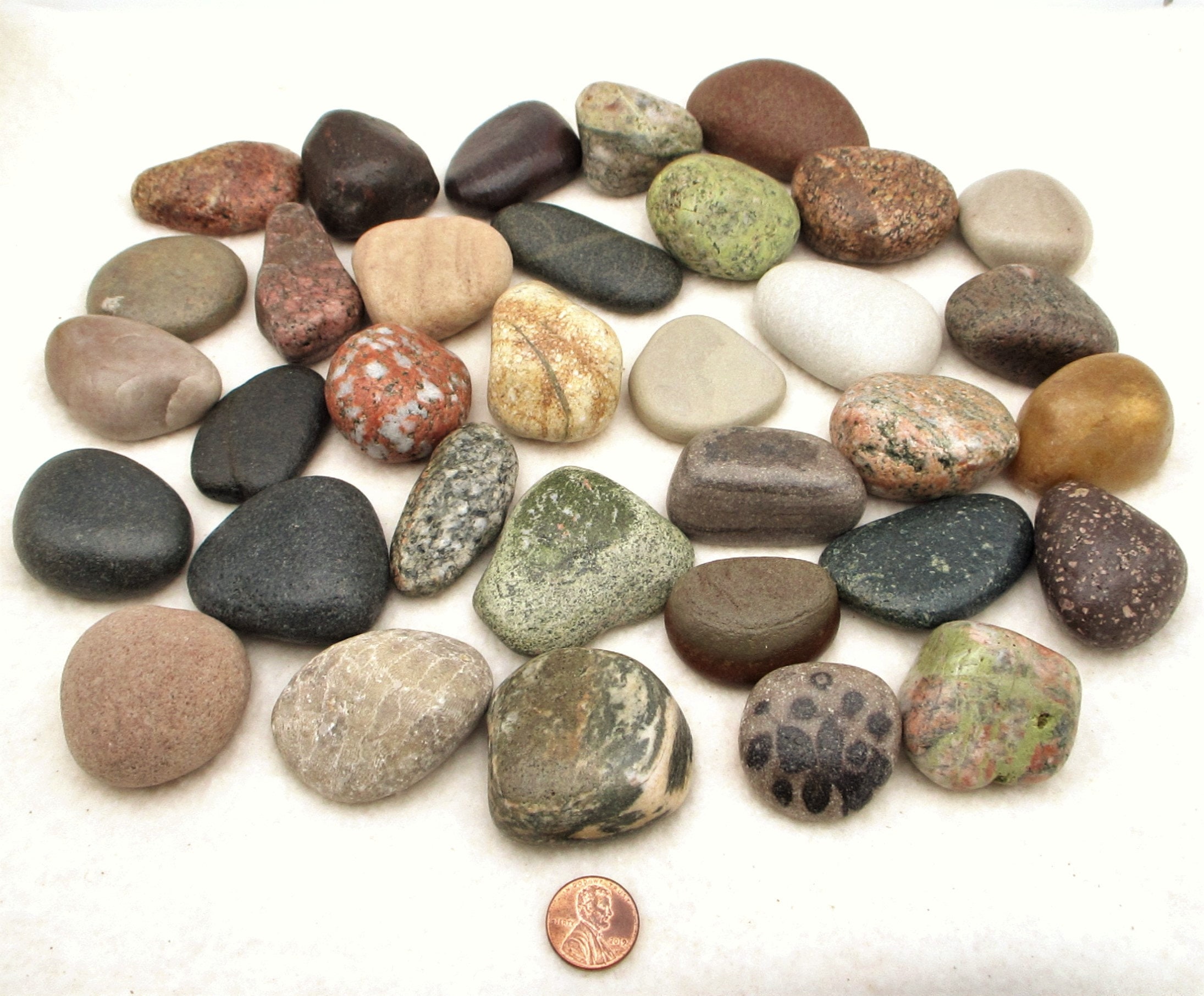 Shiny and Colorful Small Stone Assortment from Lake Michigan, Clear ...