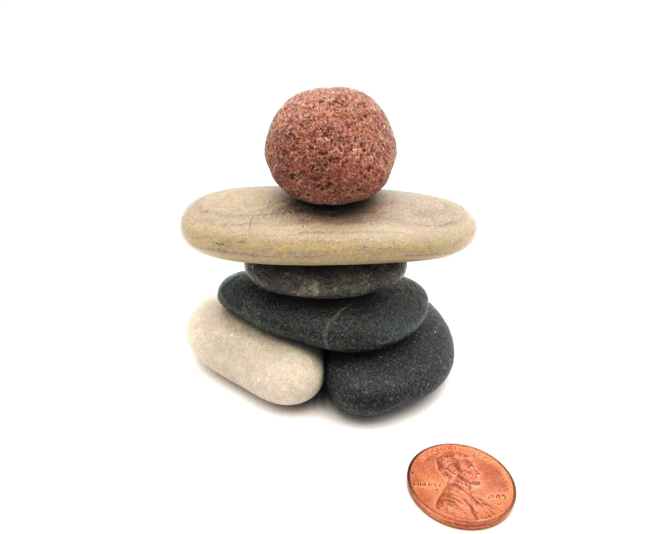 Small Inukshuk Beach Stone Cairn Sculpture, Lake Michigan Inukshuk Rock ...