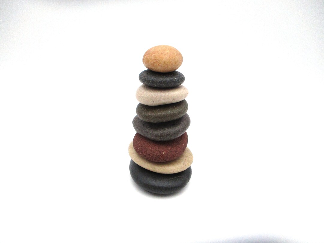 Small Stone Cairn Trail Marker #549, Lake Michigan Stone Stack, Rock ...