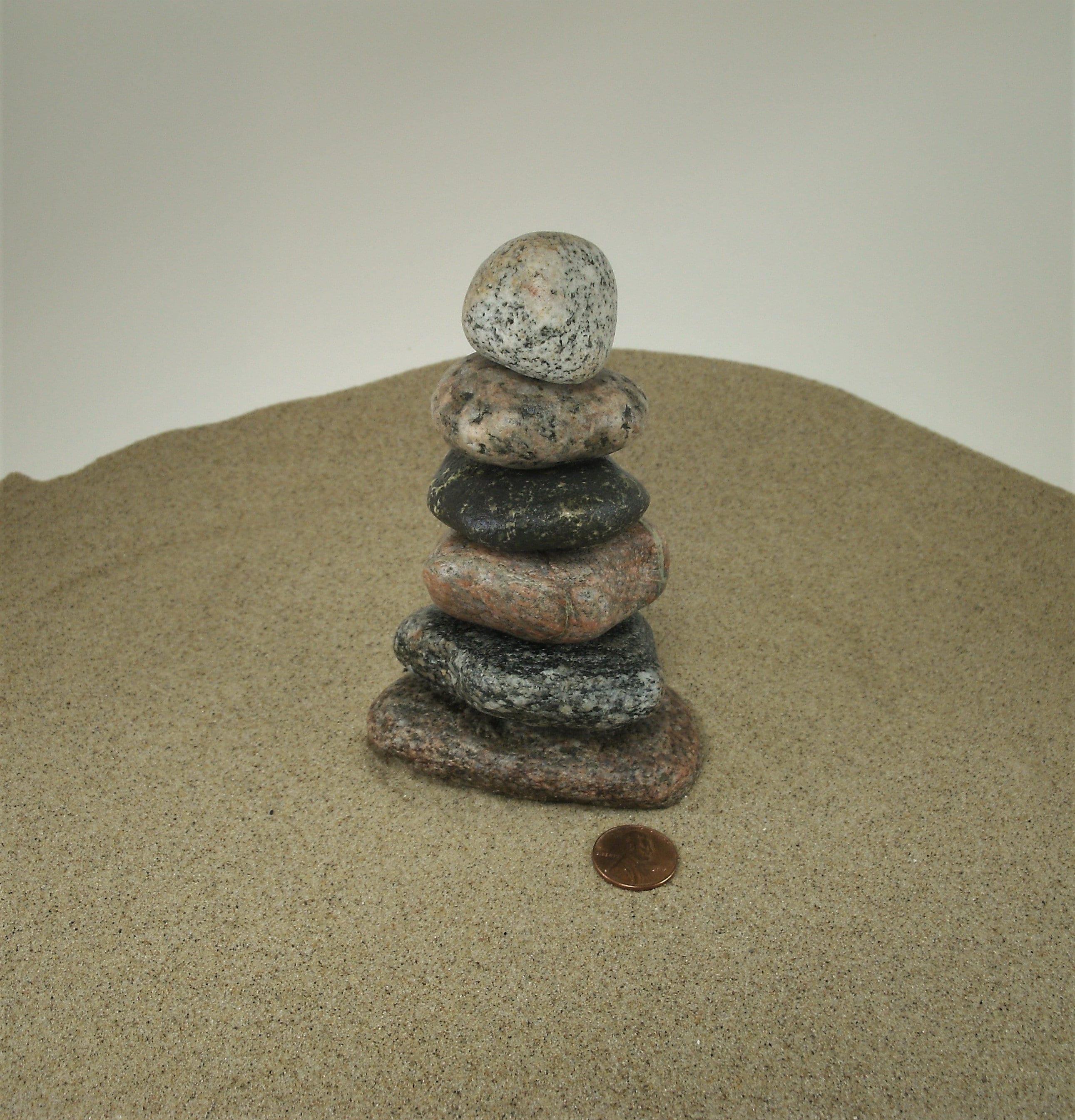 Rock Cairn, Lake Michigan Stone Messenger Cairn Sculpture #349 ...