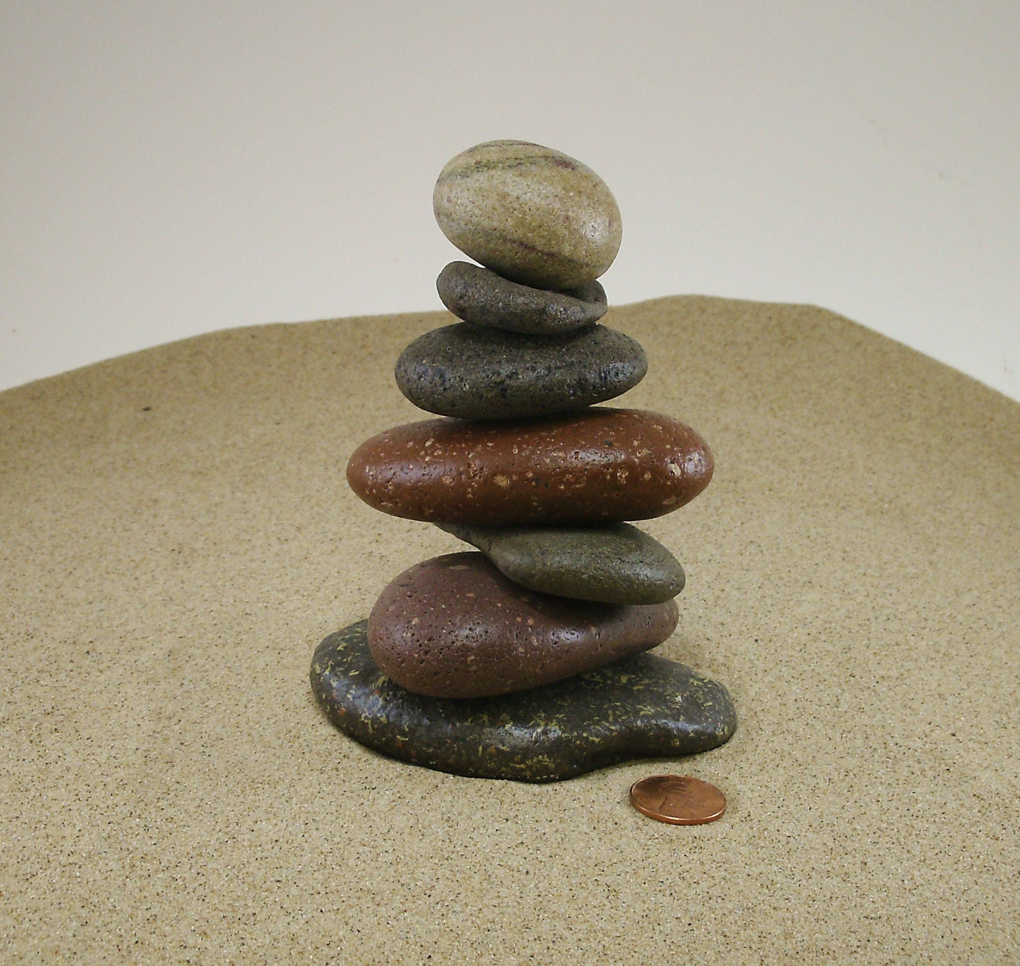 Rock Cairn - Stone Cairn - Lake Superior Beach Stone Cairn #34 ...