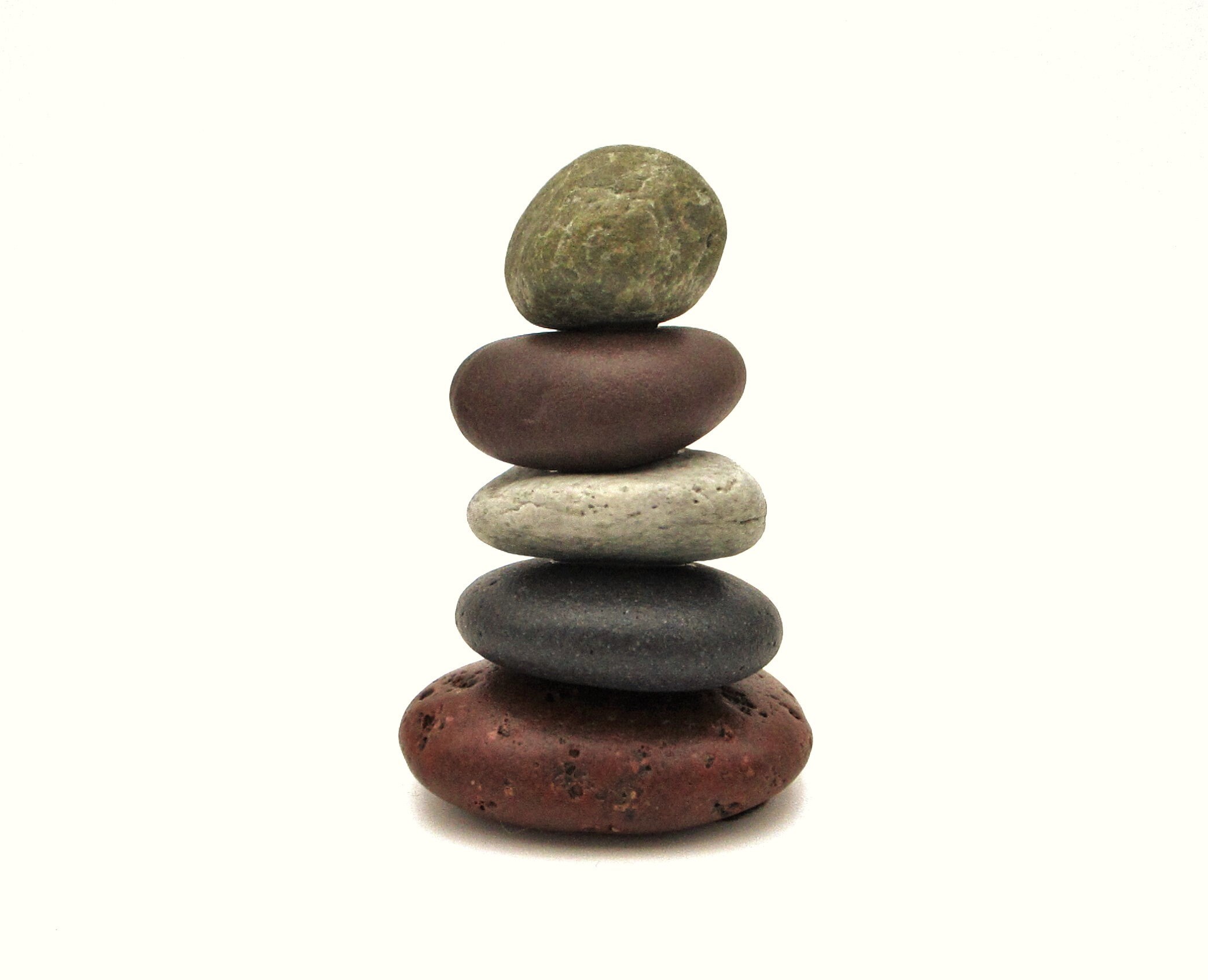 Small Lake Superior Beach Stone Cairn #66, Beach Rock Cairn, Stacked ...