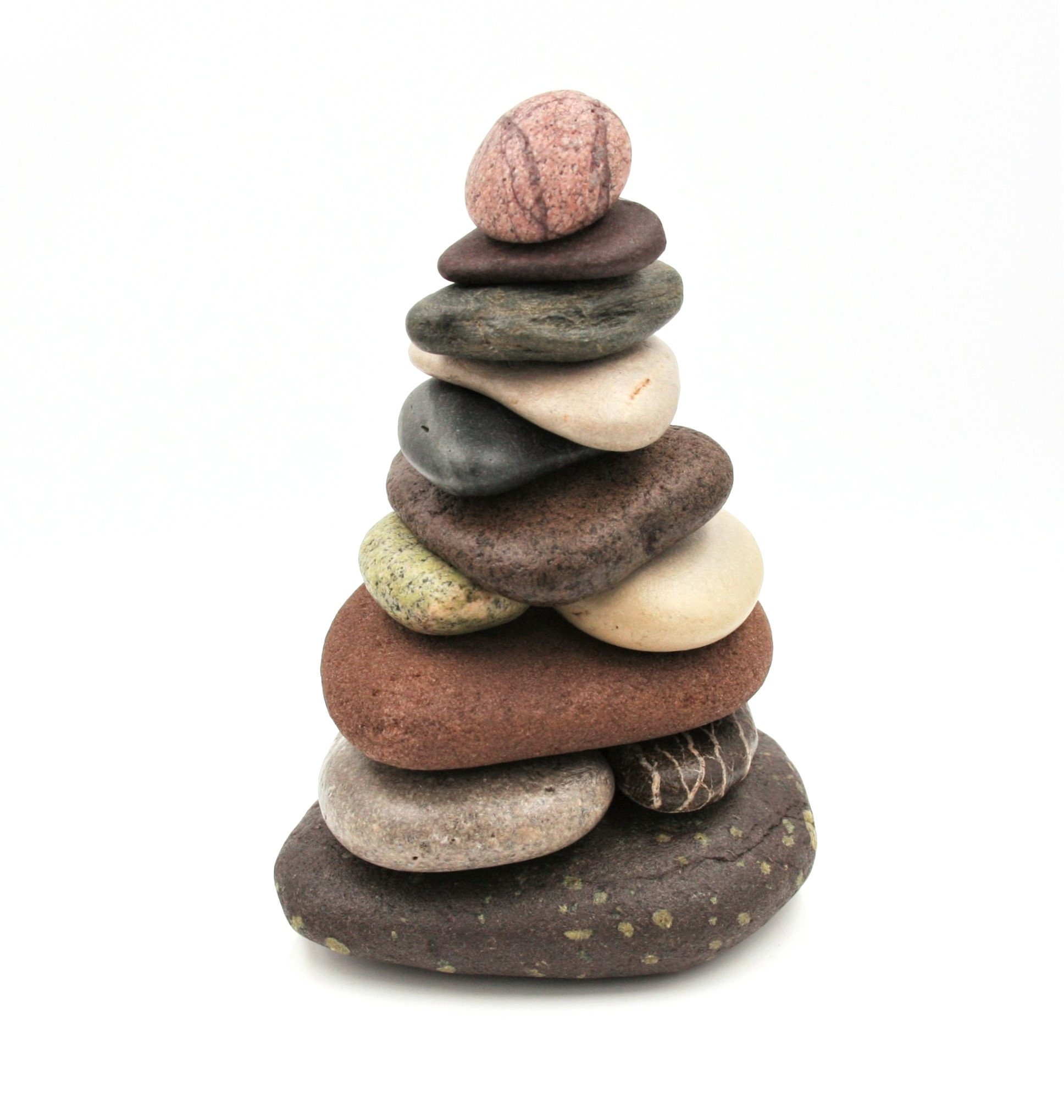 Pure Michigan Stone Cairn #81, Stacked Beach Stones, Rock Cairn ...