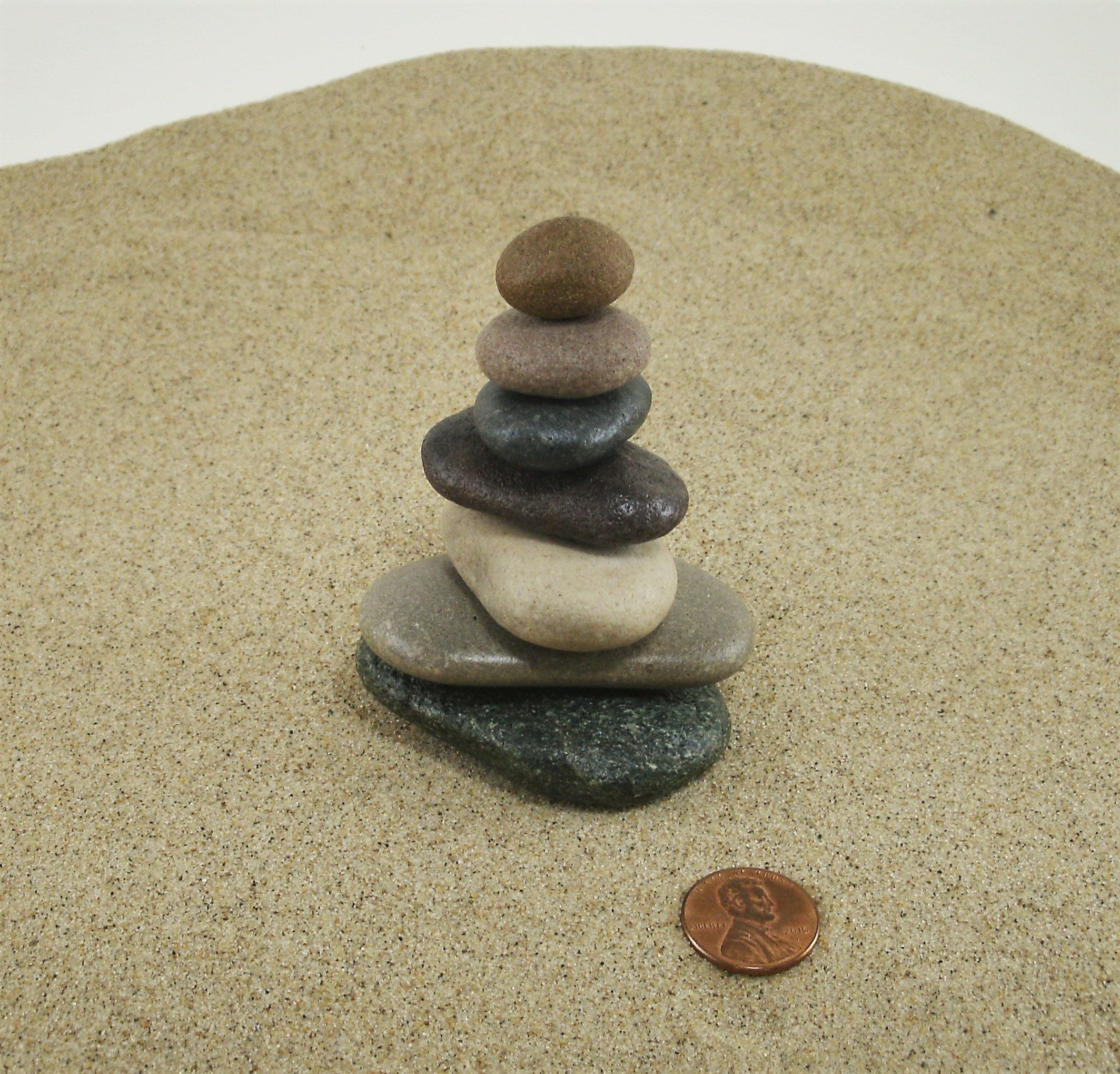 Stone Cairn from South Haven and Saugatuck #407, Beach Rock Cairn ...