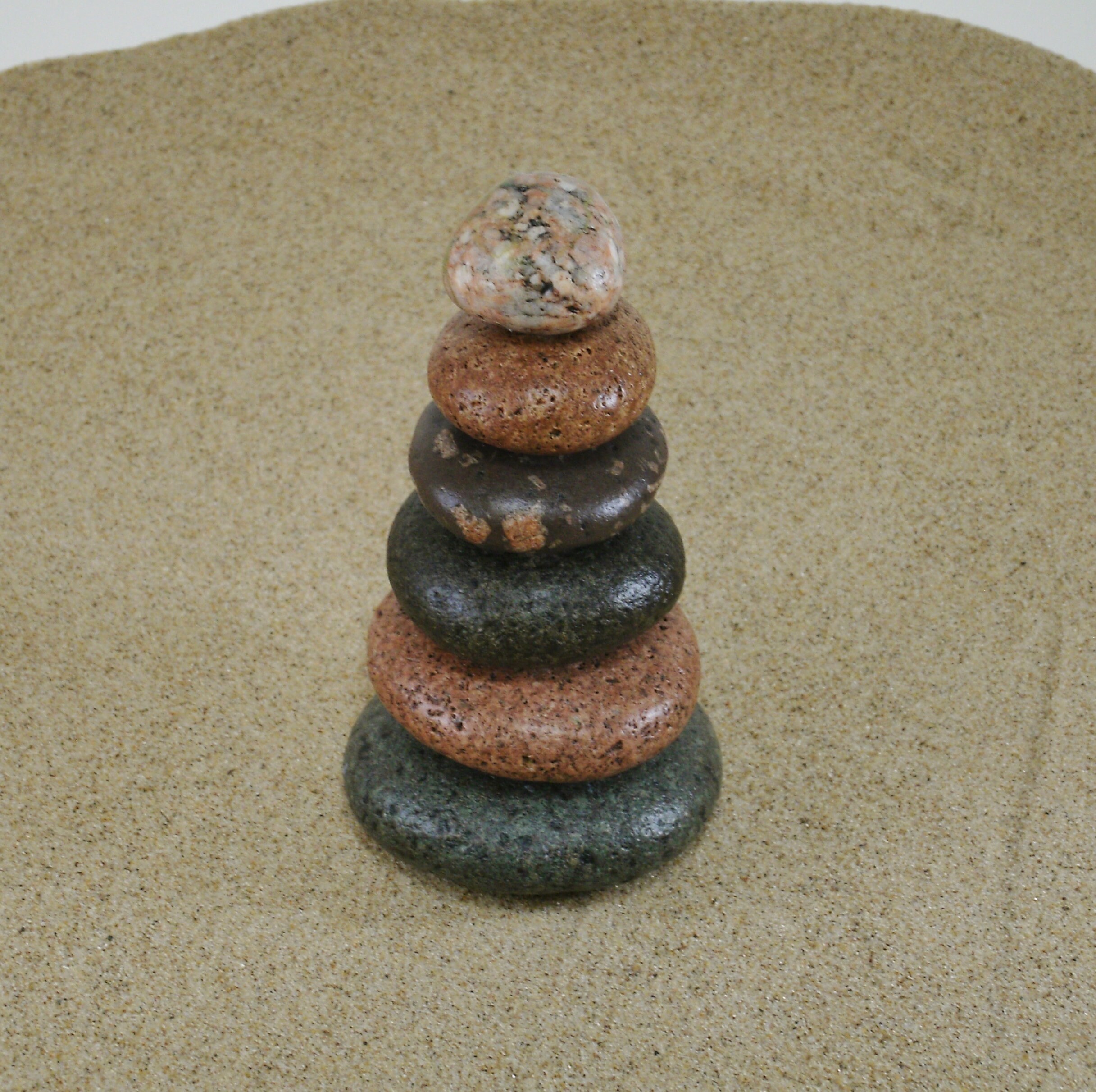 Lake Superior Beach Stone Messenger Cairn Sculpture #39, Rock Cairn ...