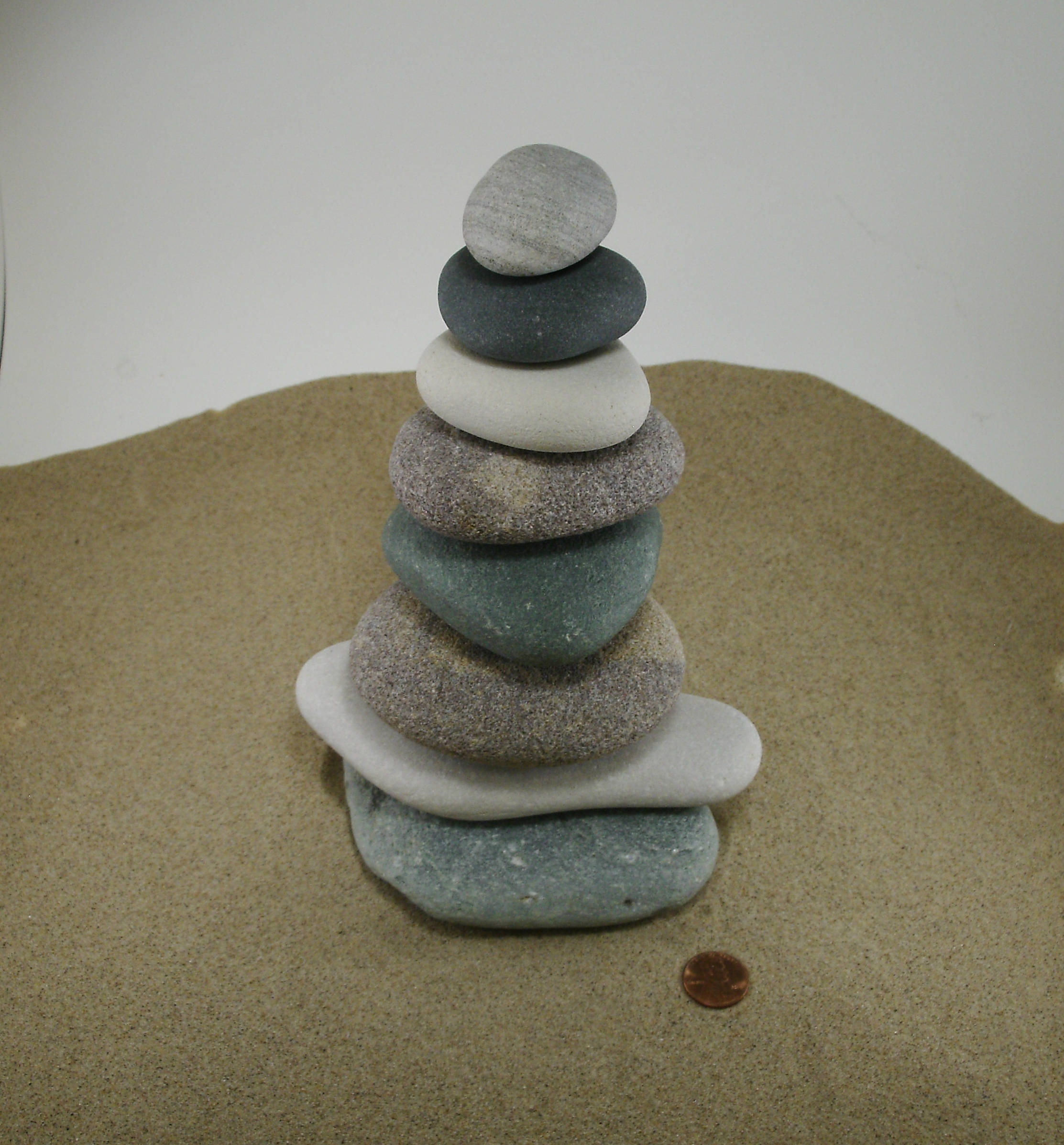 Pure Michigan Beach Stone Cairn #325, Stacked Stones, Unique Stone Gift ...