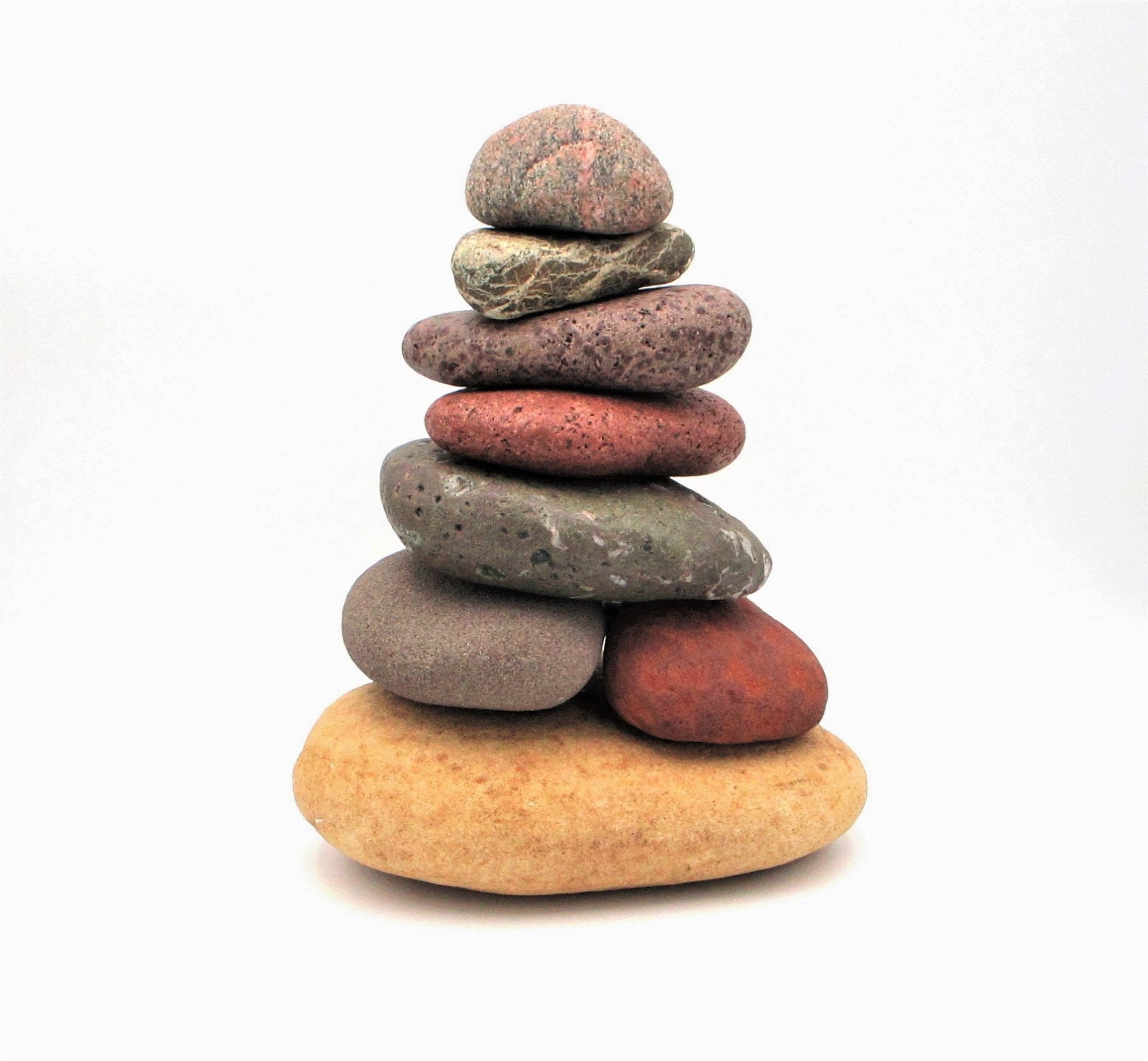 Lake Superior Stone Cairn Marker #56, Rock Cairn, Zen Stone Stack ...