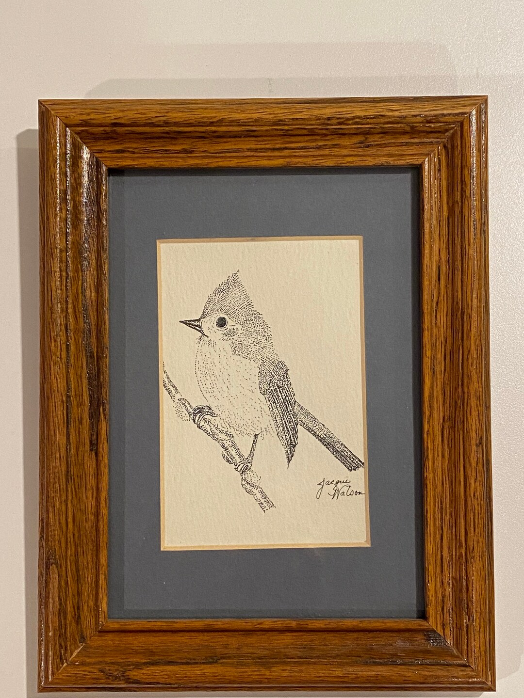 Bird Stipling Drawing - Etsy