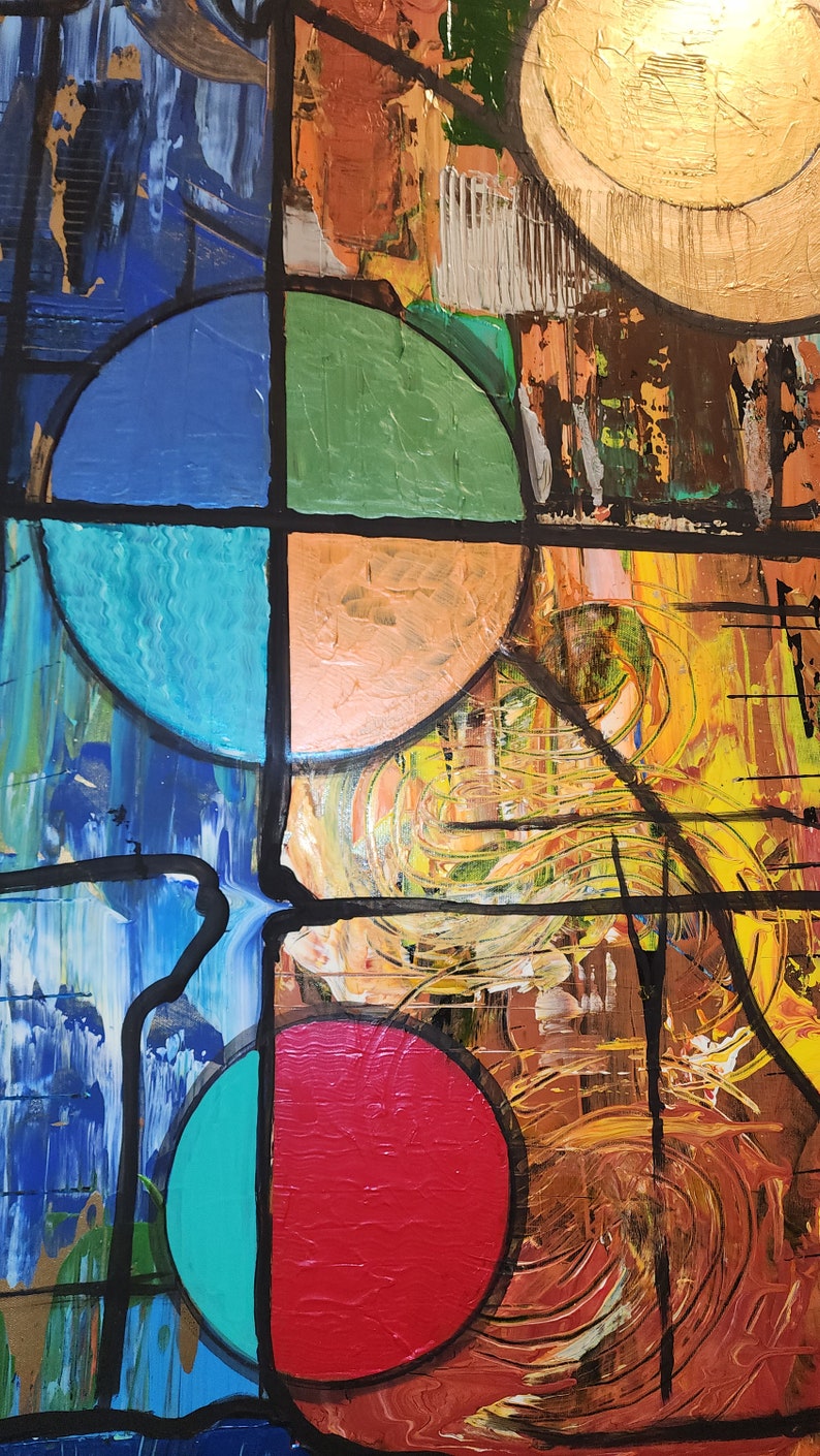 One Affects the Other (unbalanced)" - Contemporary Abstract Art ...