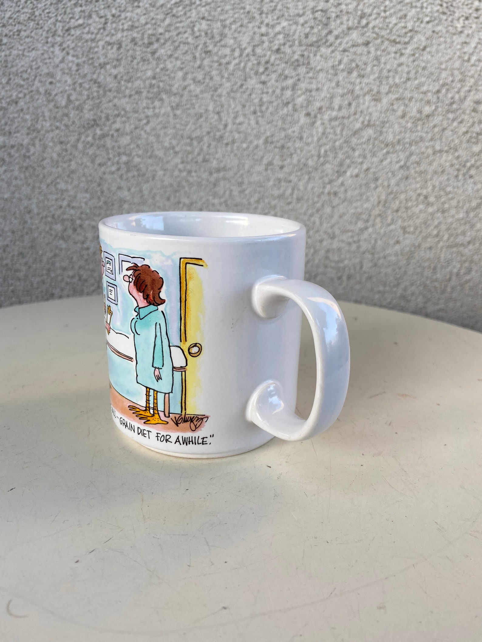 Vintage Ceramic Mug and Lay off All-grain Diet for Awhile - Etsy