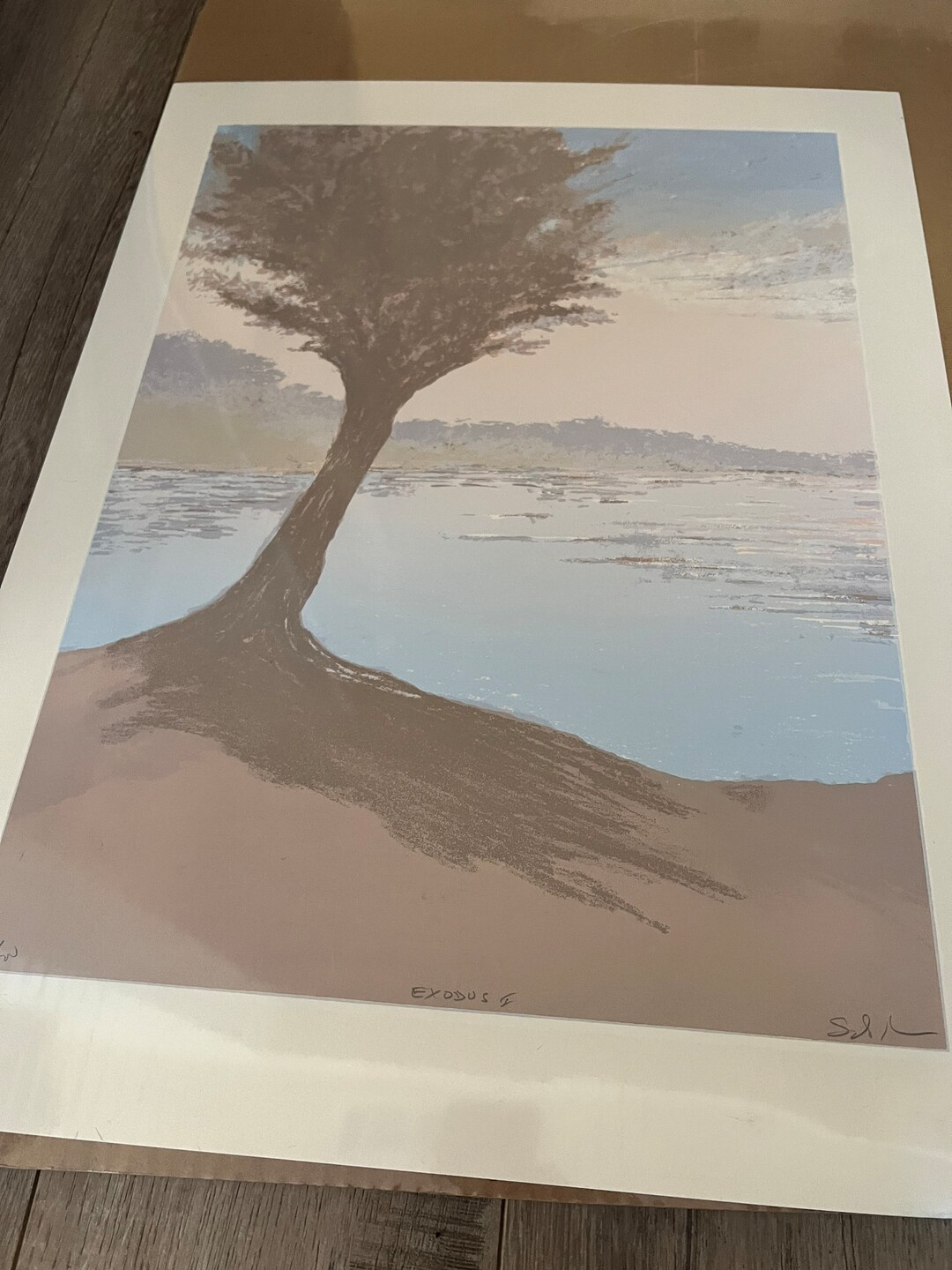 Vintage 80s Serigraph Art Print Poster by Paul Schoeder Signed 45/500 ...