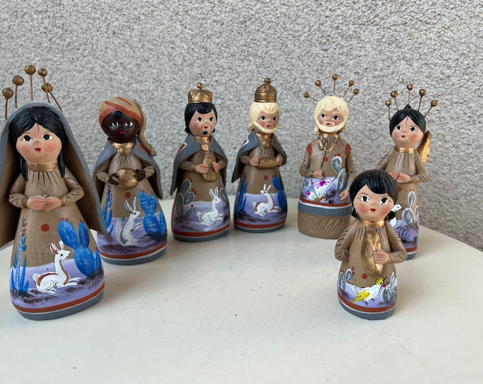 Mid Century Mexican Nativity Set Mexican Pottery Creche - Etsy