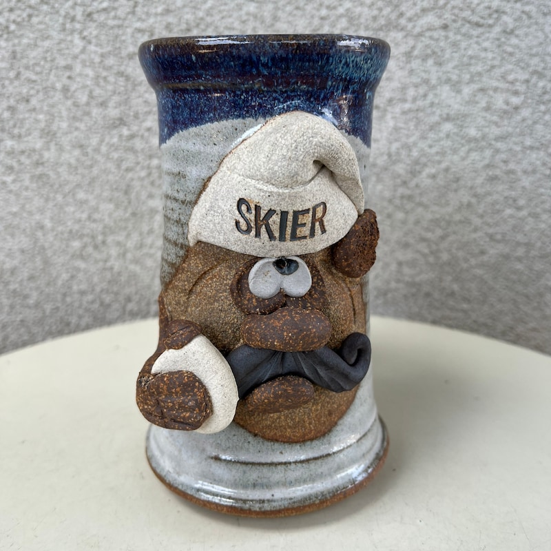 Skiing Pottery - Etsy