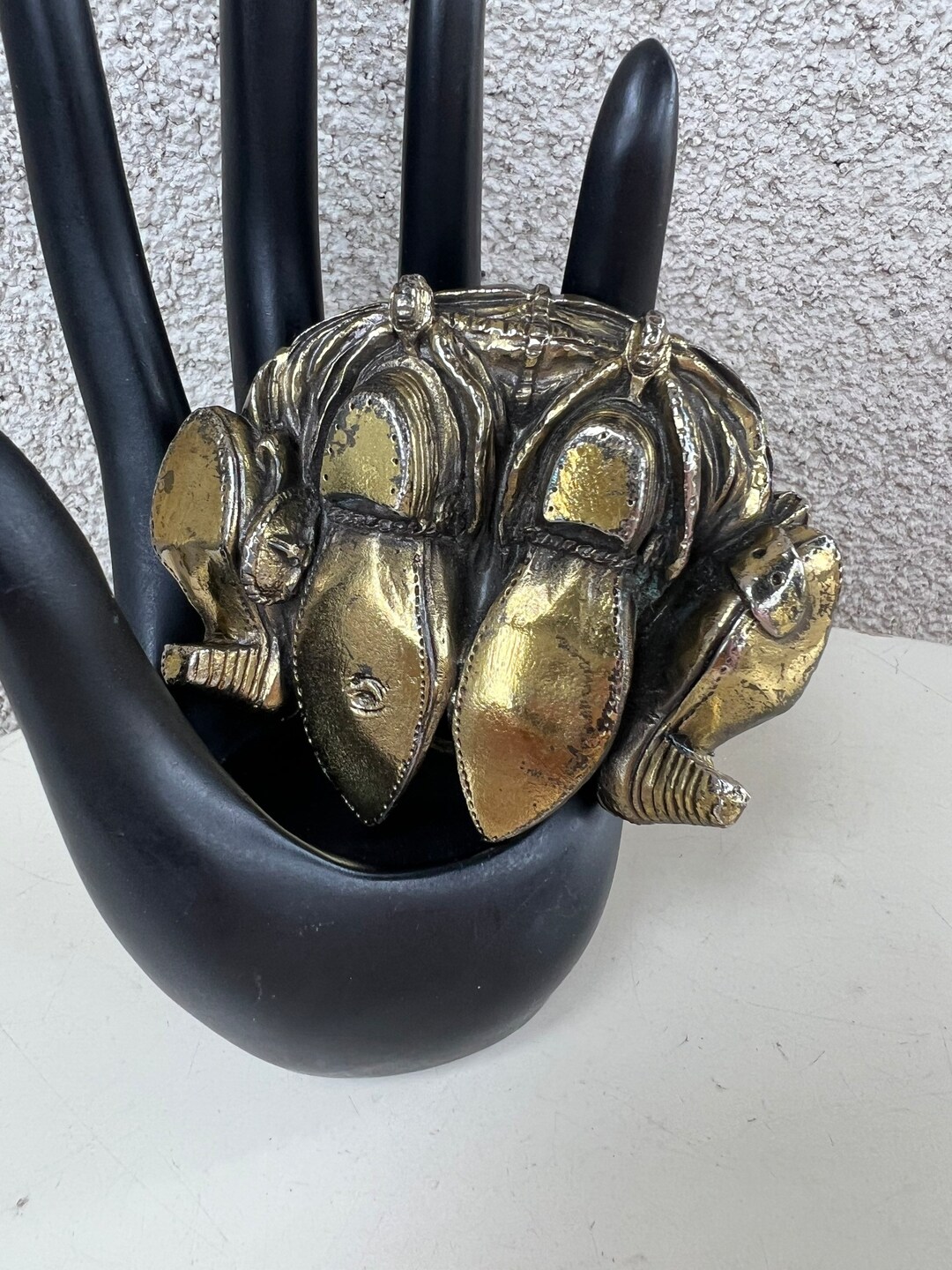 Vintage Western Knocking Boots Belt Buckle Brass 1982 the - Etsy