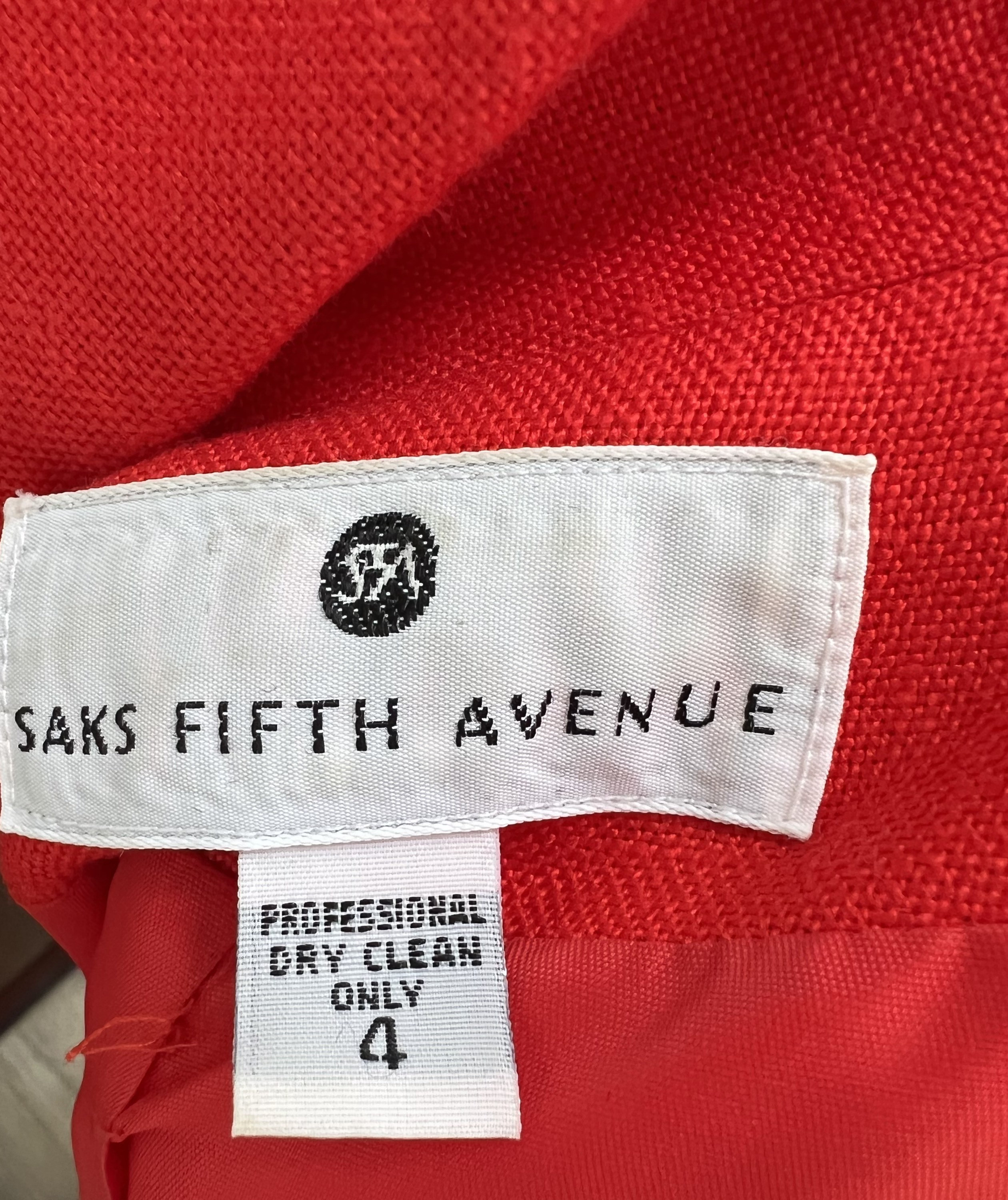 Vintage Preppy Bright Red Blazer Jacket With White Piping Trim | Etsy