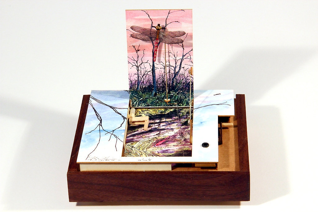 Dragonfly Surprise - Desktop Kinetic Sculpture, Amazing Mechanism, Hand ...