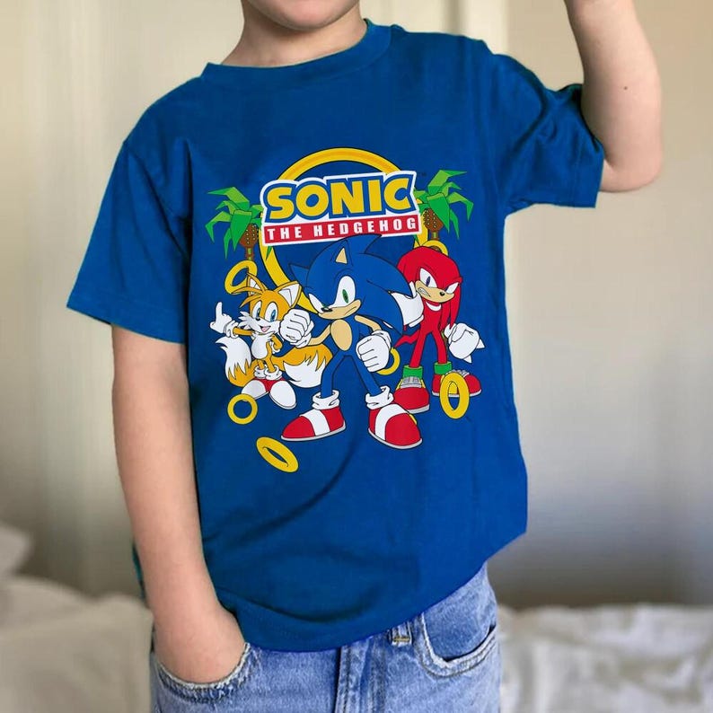 Sonic the Hedgehog Friend Characters Shirt, Hedgehog Video Game Shirt ...