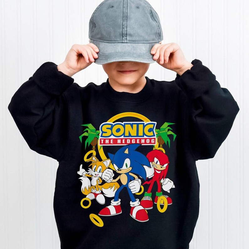 Sonic the Hedgehog Friend Characters Shirt, Hedgehog Video Game Shirt ...
