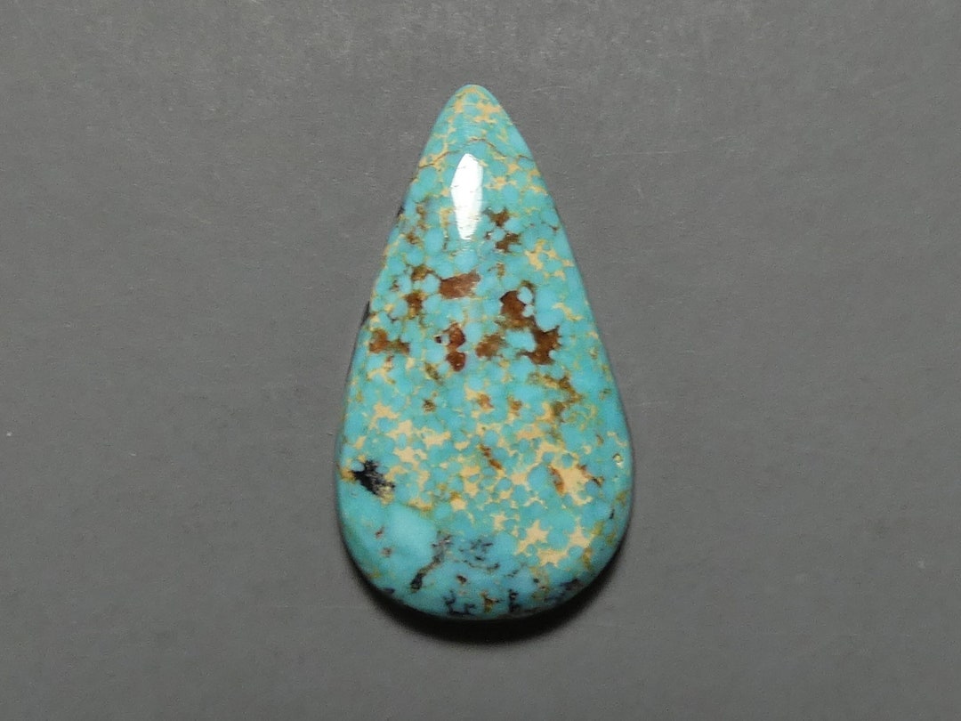 Nevada Blue Mine Natural Turquoise Cabochon From Nevada - Etsy