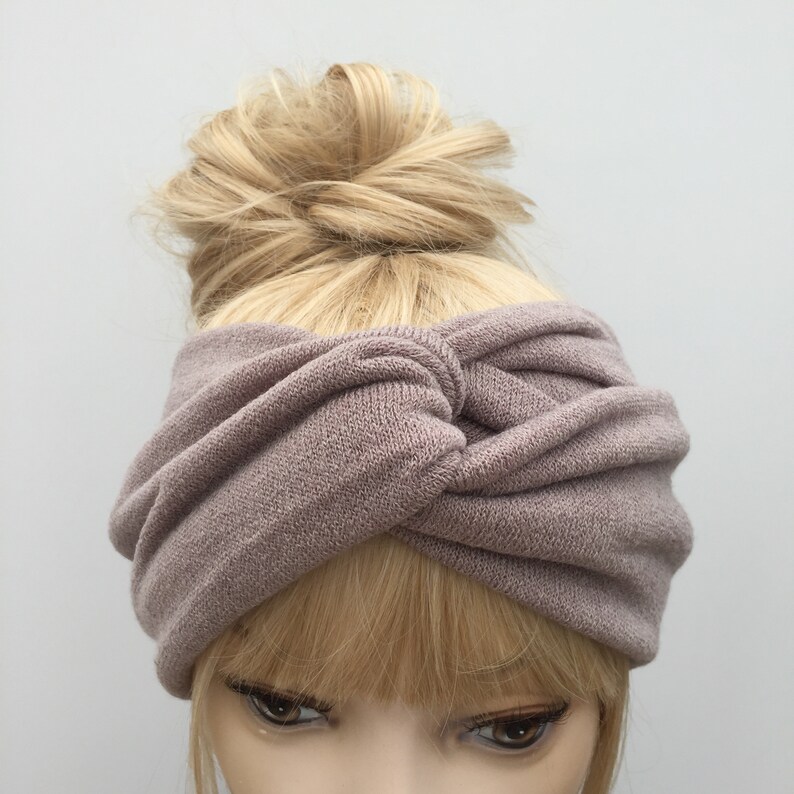 Bright Mustard Yellow Faux Suede Chunky Luxury Turban Twist Knot ...