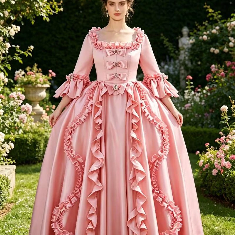 Rococo Victorian Ball Gown - Etsy