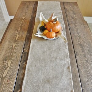 13" X 84" Burlap Table Runner- Reversible/double Sided-3 Colors ...