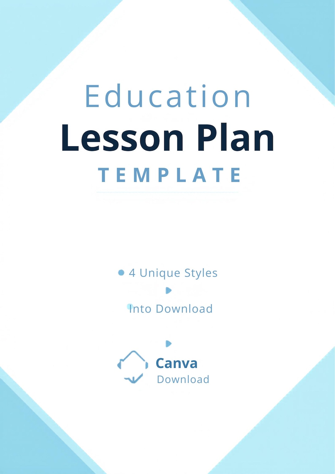 Editable Canva Lesson Plan Template | Weekly Unit Classroom Printable ...