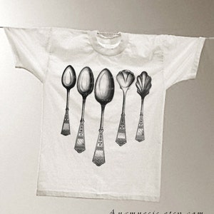 Spoons Art Print SPOON COLLAGE Instant Download Printable Vintage ...