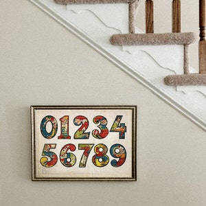 Numbers Print - CLOWN NUMBERS - Instant Digital Download - Printable ...