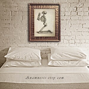 PRAYING HUMAN SKELETON - Digital Download - Printable Antique ...