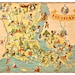 LOUISIANA MAP - High Res Digital Image - Fun Picture Map to Print and ...