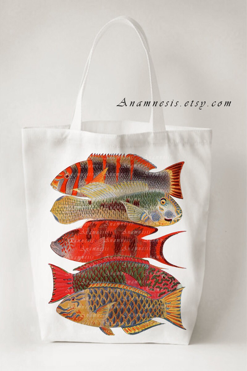 TROPICAL FISH Art Print Printable Instant Download Sea Life ...